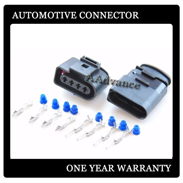 4 Way Lambdasonde Sensor Male and Female Connector Kits With Terminals ...