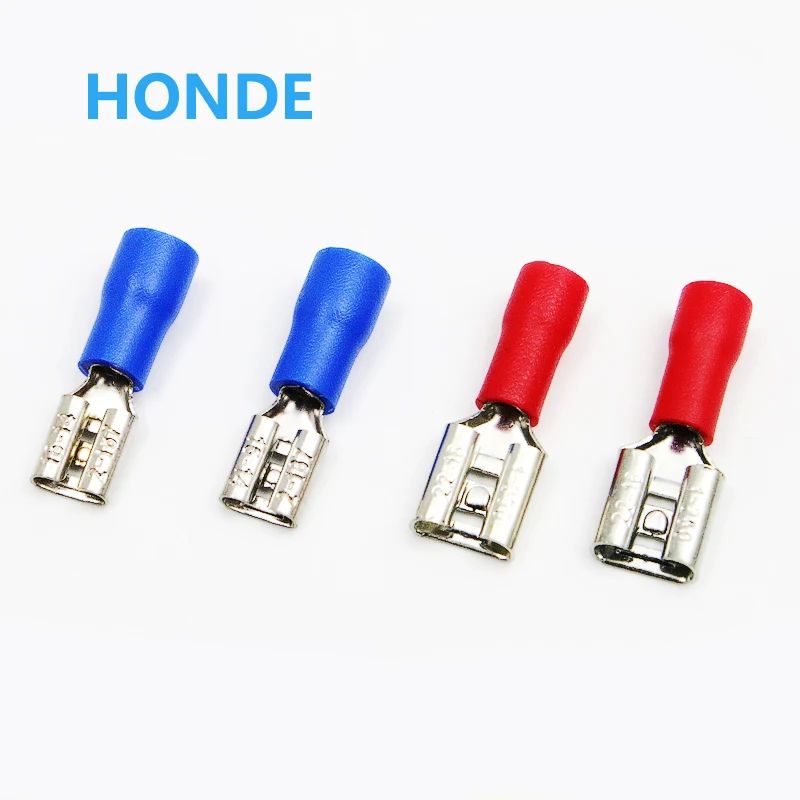 FDD2 250 Female Insulated Electrical Crimp Terminal for 1.5 2.5mm2 ...