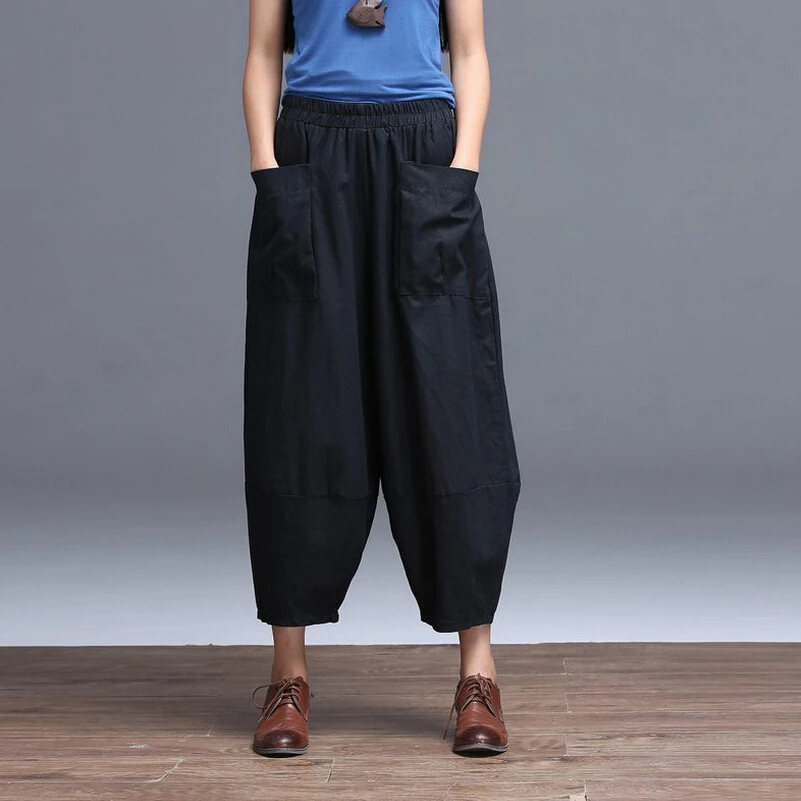 Buy New Autumn High Waist Solid Loose Women Wide Leg