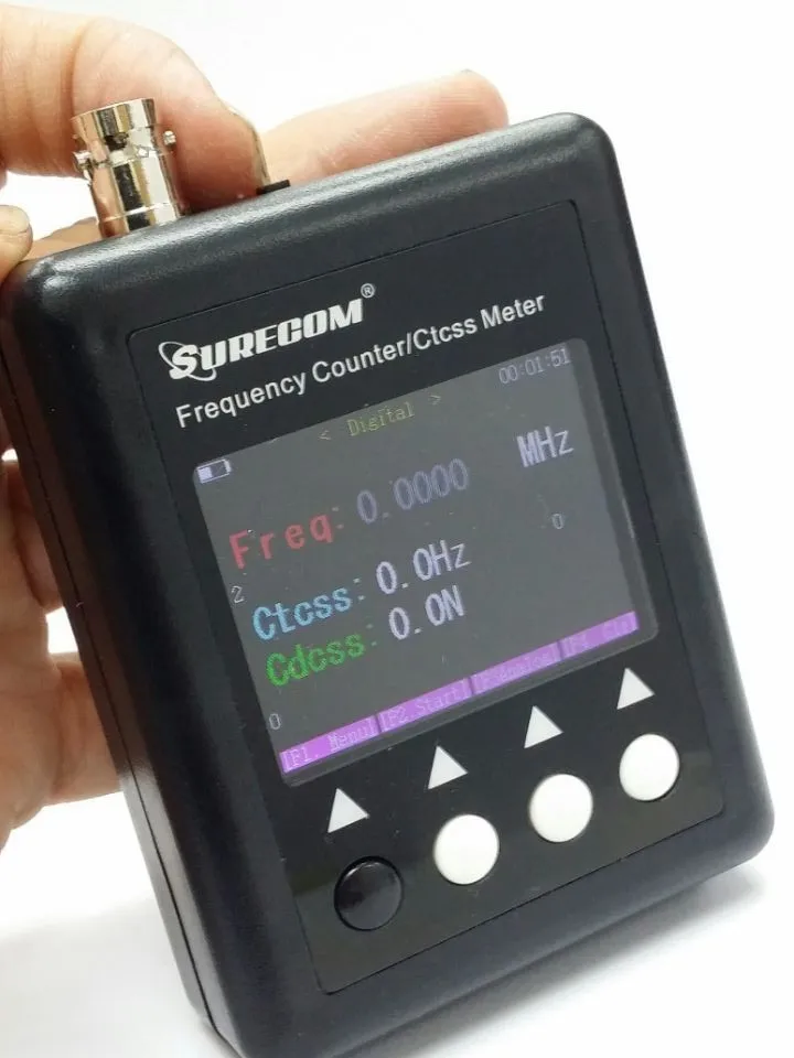 SURECOM цифровой радиотестер 27 МГц-3000 МГц декодер Портативный счетчик частоты для рации Sf ...