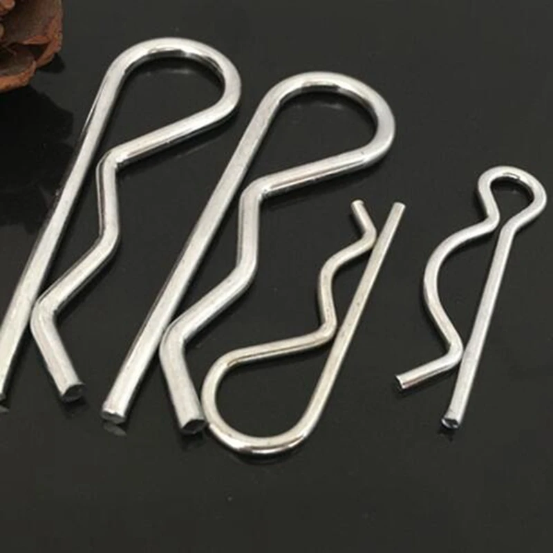 6*120 Mm R Clip Break Pad Retaining Steel Bayonet Pin Galvanized Closed ...