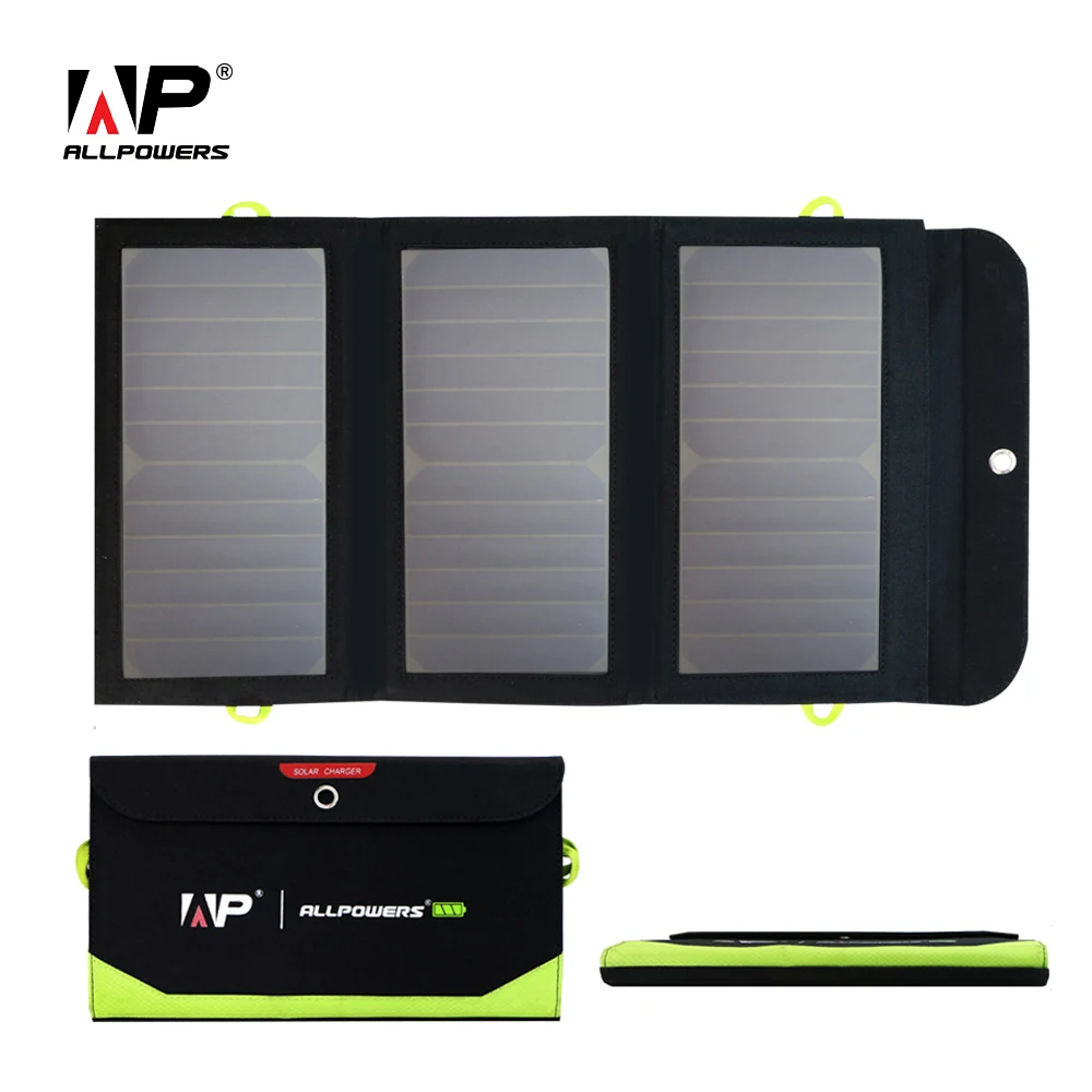 Best Product ALLPOWERS 5V 21W Chargers Solar-powered 6000mAh 2 USB ...