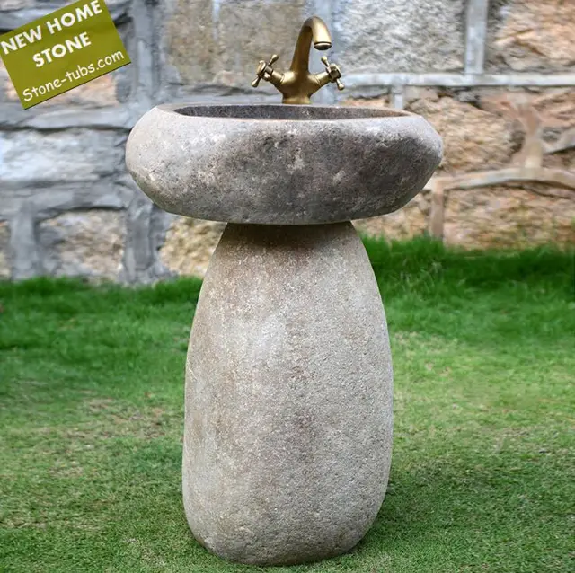Natural Stone Garden Water Basins