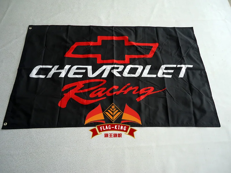 Aliexpress.com : Buy chevrolet racing 90*150CM flag, three layers ...