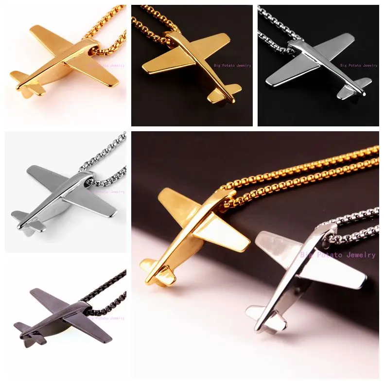 48*44mm High Quality Cool Men Jewelry Silver/Black/Gold Stainless Steel ...