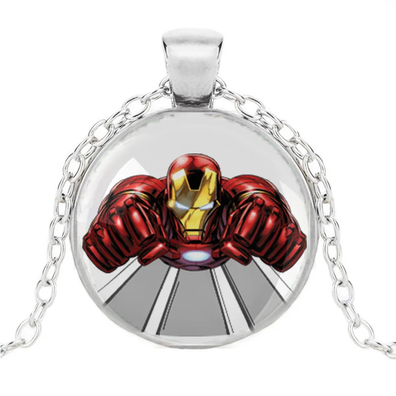 Marvel Figure Super Heroes Necklace Avengers Torque Captain America ...