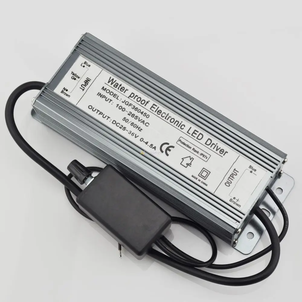 150W Dimmable Constant Current LED Driver IP67 Waterproof AC to DC25 ...