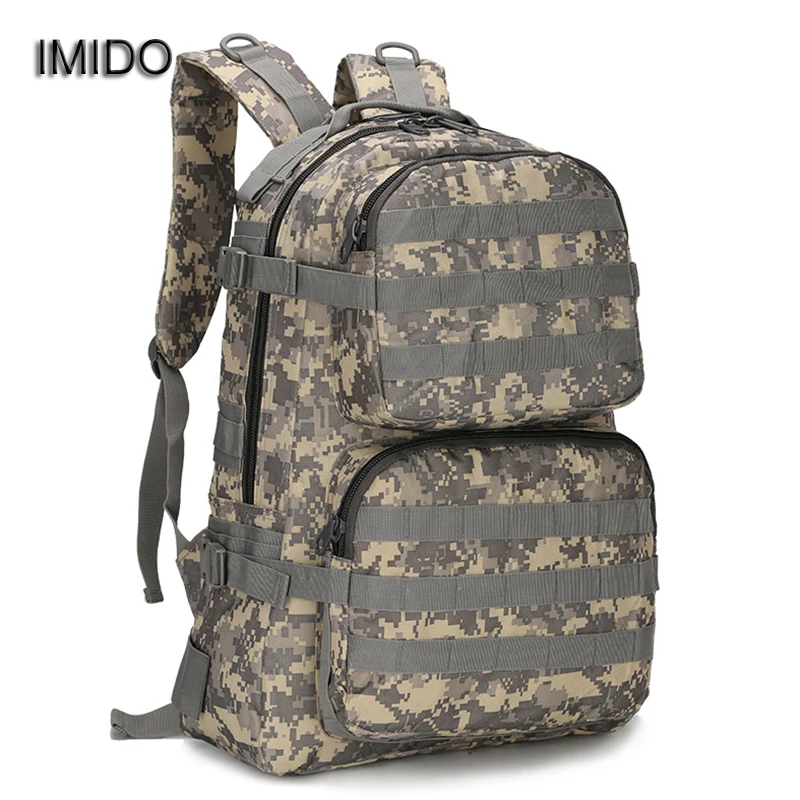 IMIDO Fashion Camouflage Backpack Men backbags travel bag Functional ...