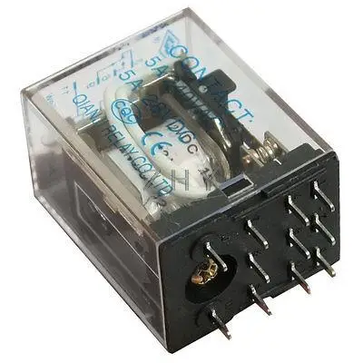HH53PA 5A DC 12V Coil PCB General Purpose Power Relay 11 Pin 3PDT|relay ...