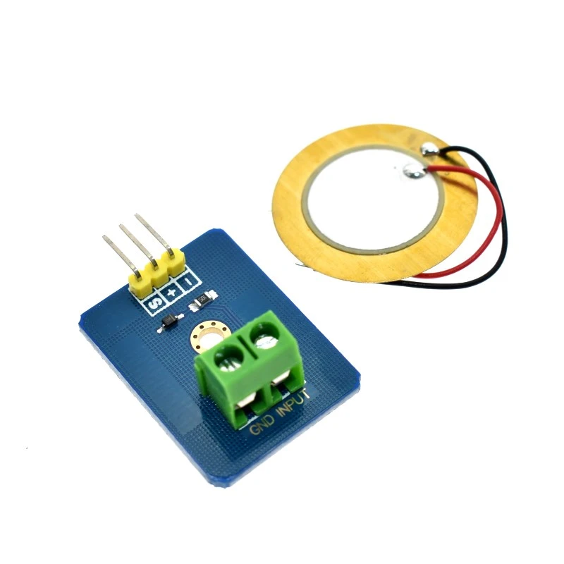 Taidacent DIY Ceramic Piezo Vibration Sensor Analog Vibration Sensor ...