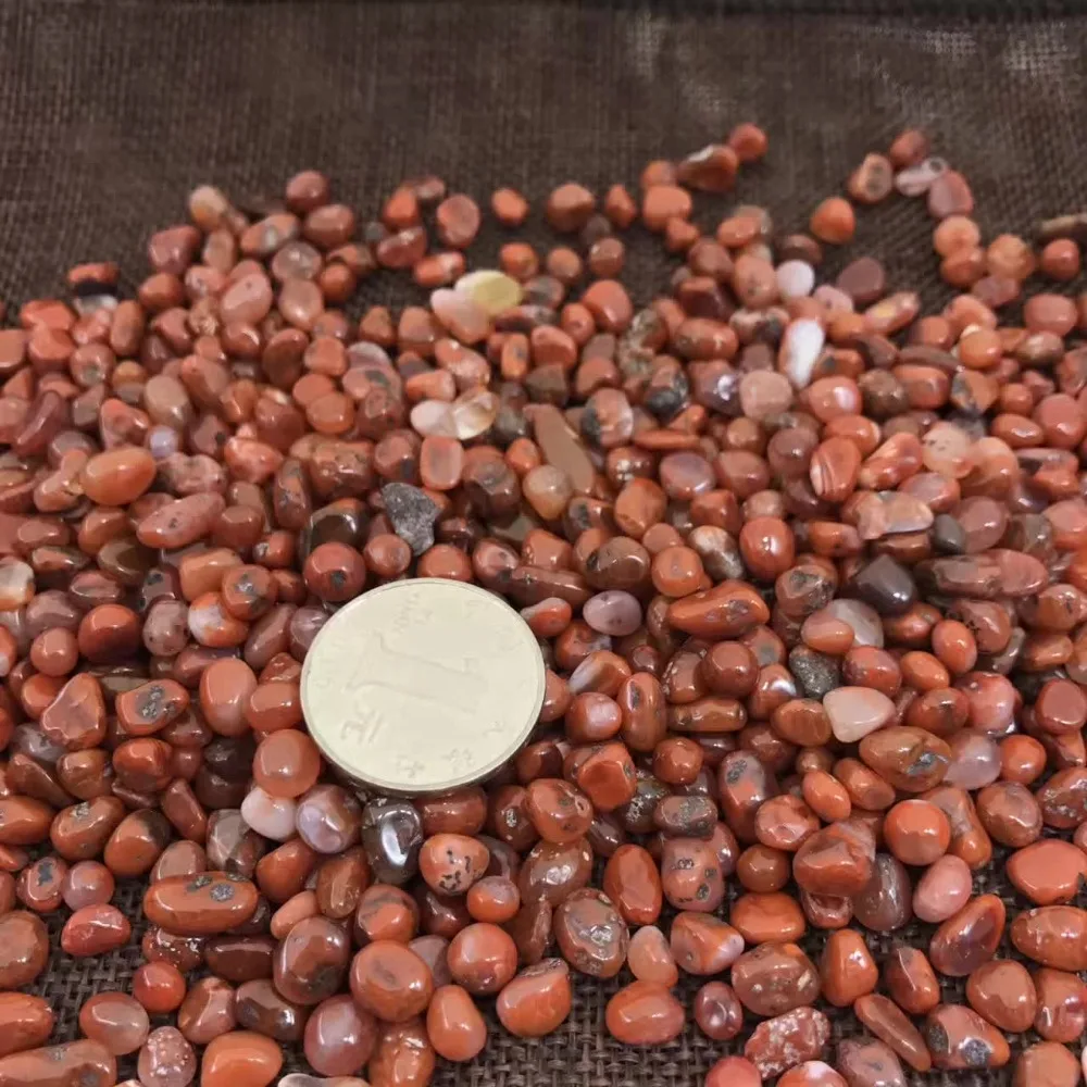 100g 5 9mm Natural stones South red agate Quartz Crystal Rock Energy ...