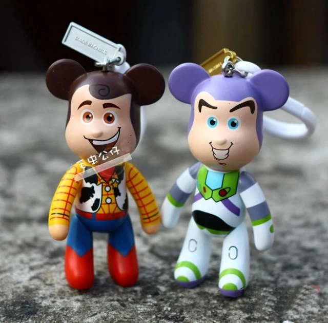 2pcs/set 5inch Momo Popobe Bearbrick Woody & Buzz Lightyear Figure For ...
