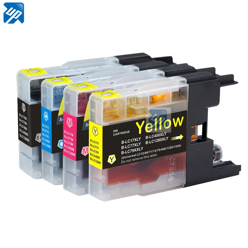 4pk-Printer-Ink-Cartridge-for-Brother-LC12-LC17-LC71-LC40-LC73-LC75 ...