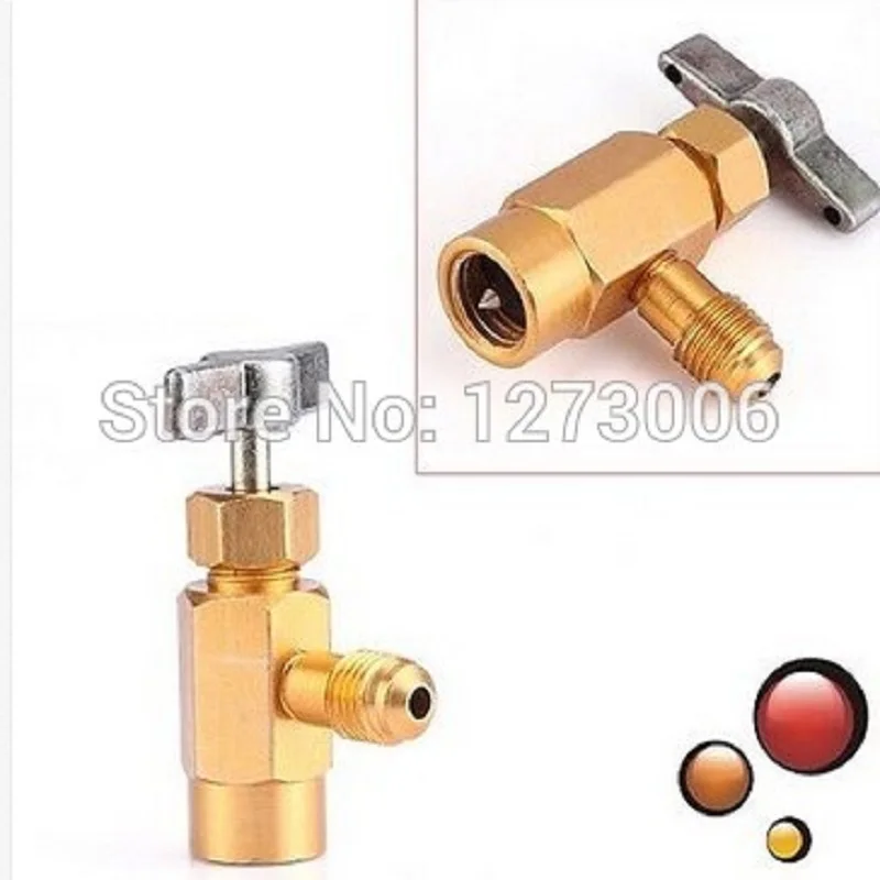 New R 134a AC Refrigerant Can Bottle Tap Opener Valve Tool 1/4 SAE ...