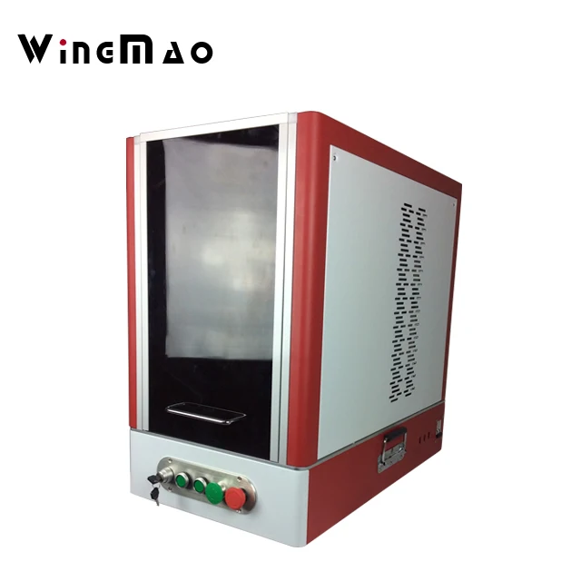 Safety Cover Enclosed Fiber Laser Marking Machine 20W|machine machine ...