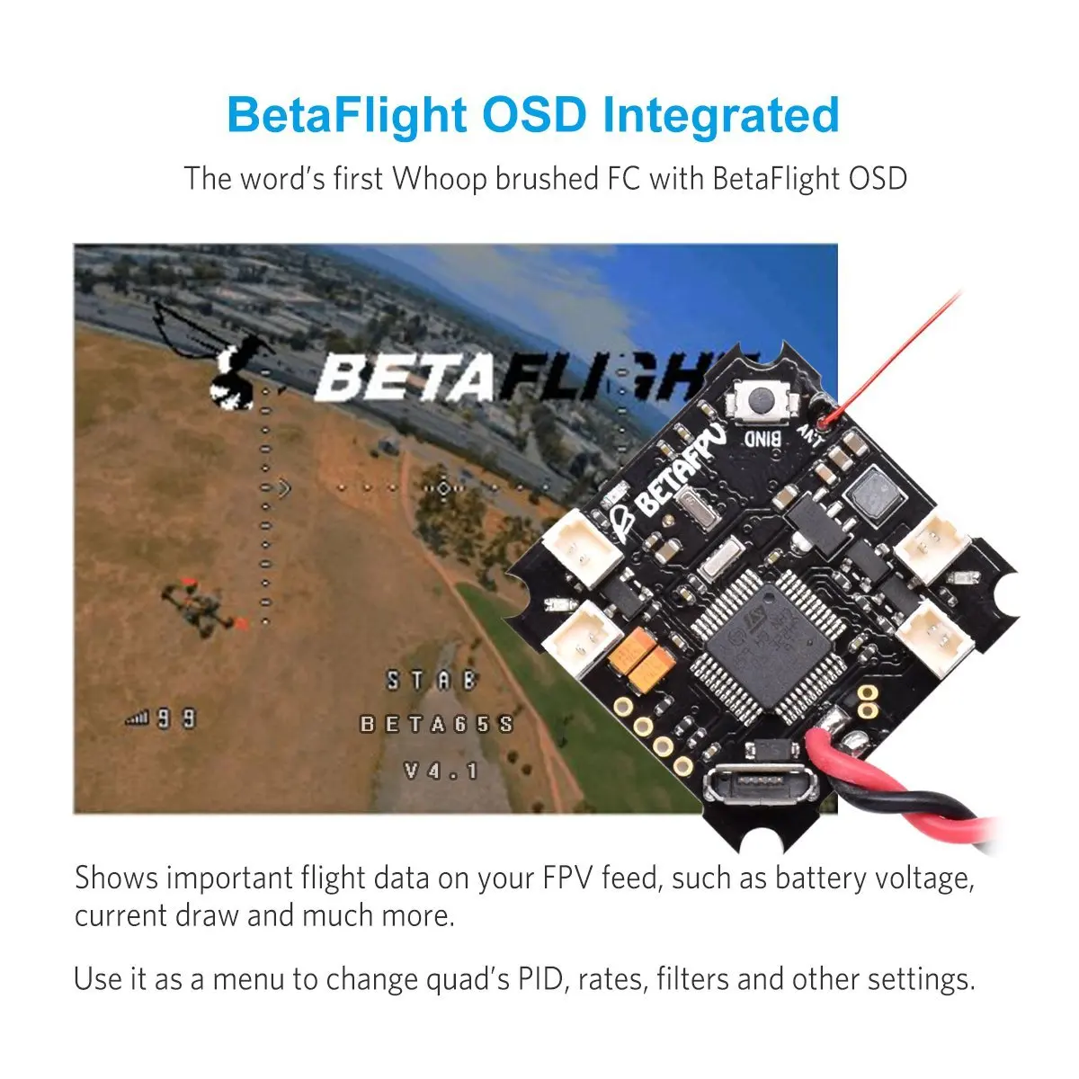 Купить betafpv Ф3 Mat игровые joystick Integra с осд и приемник frsky ...