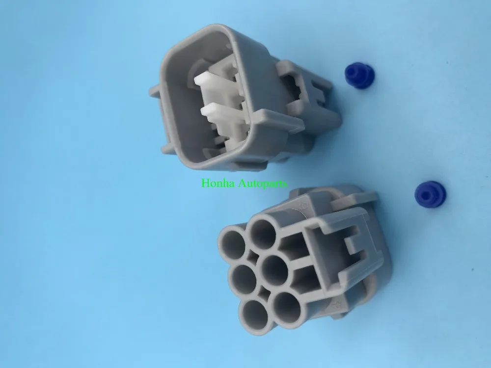 Connecteur électrique de voiture PA66, 6 broches/voie, accélérateur mâle, pédale d'accélérateur ...