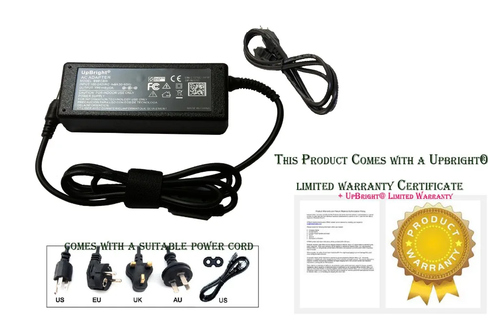 UpBright New 12V AC/DC Adapter For Netgear R8000 Nighthawk X6 AC3200 ...