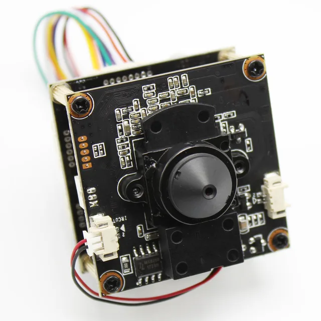 5MP PoE IP Camera module Board PCB with IRCUT RJ45 Cable Mini Camera ...