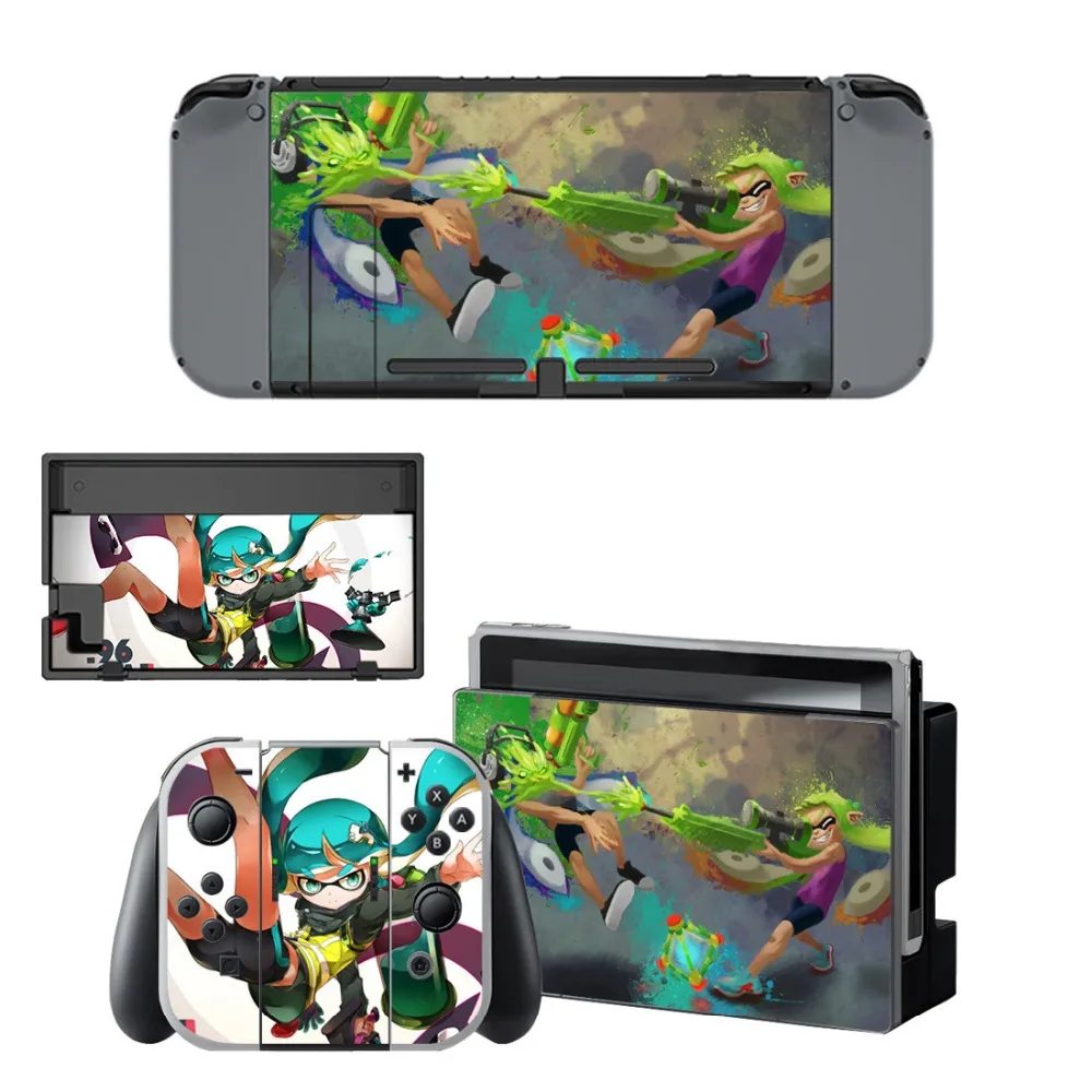 Splatoon 2 Skin Sticker for Nintendo Switch Console and Controller ...