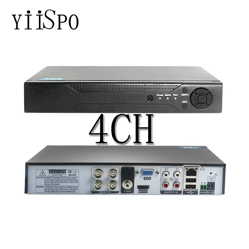 4K 4ch/8ch CCTV AHD DVR H.265 HDMI Output 4/8ch optional Surveillance ...