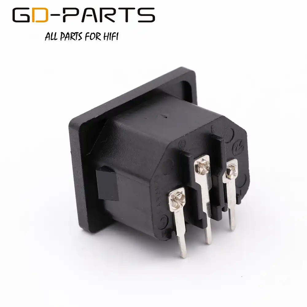 GD PARTS PCB Mount AC Power Plug IEC320 C14 Mains AC Power Socket ...