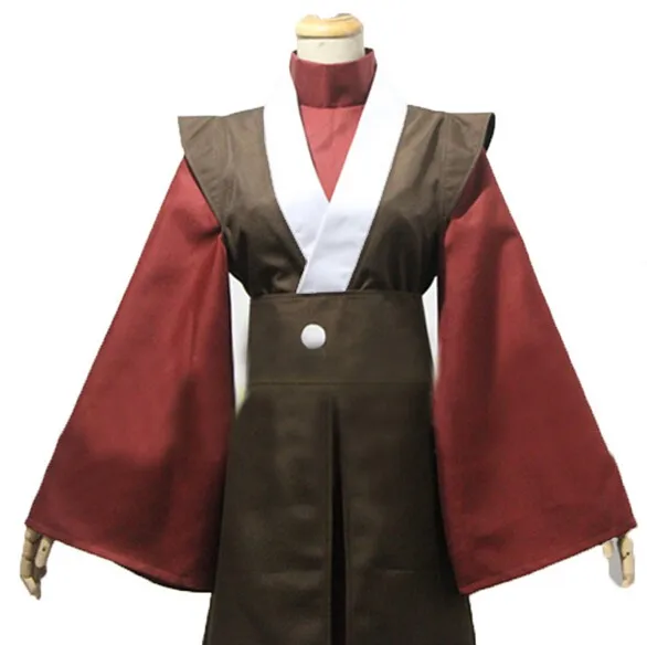 Anime Avatar The Last Airbender Mai Cosplay Costume Full Set ...