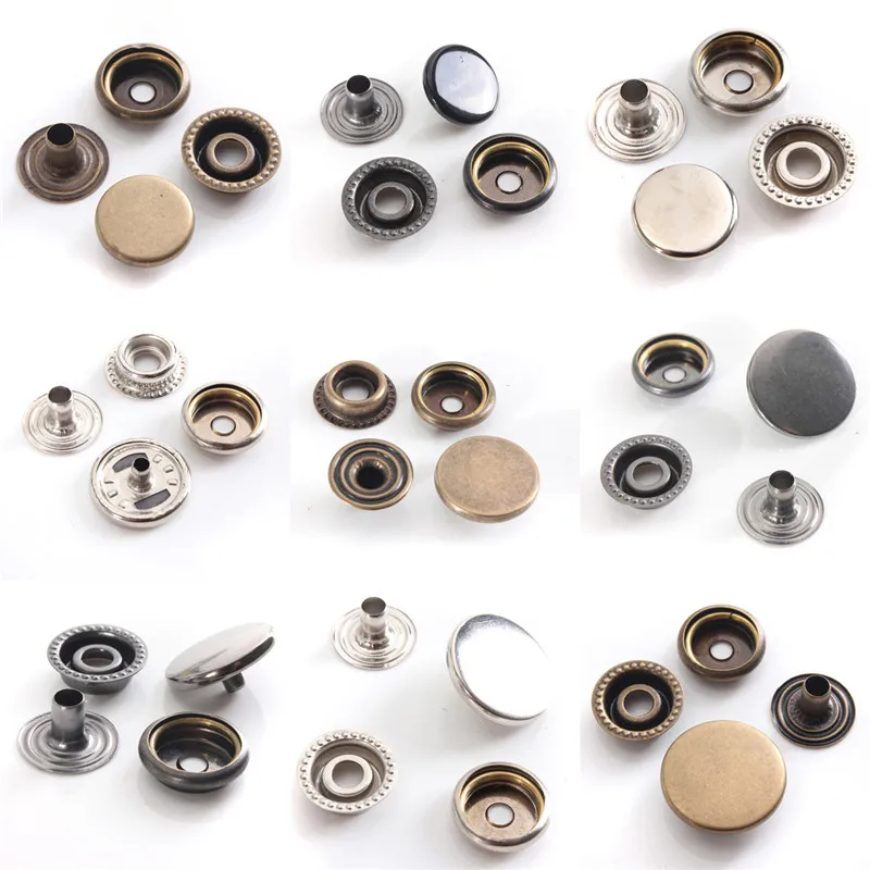 Snap Button Press Studs Snap Fasteners / Press Studs Kit For Sewing ...