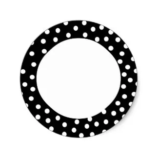 Polka Dot Circle Clipart