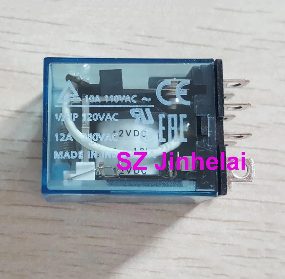 10pcs Authentic Original LY2N J(LY2NJ) 12VDC OMRON 8Pin Relay DC12V 10A ...