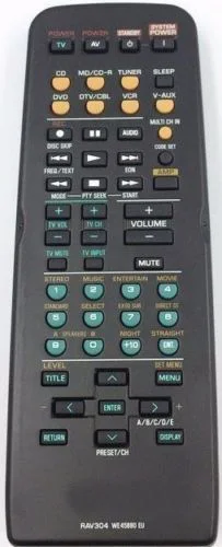 Control remoto original we45890 UE rav304 rav300 rav305 para Yamaha ...