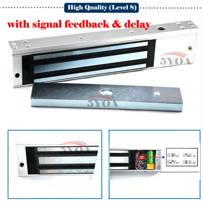 Electronic-Lock-With-Signal-Feedback-Delay-Electric-Magnetic-Door-280kg ...