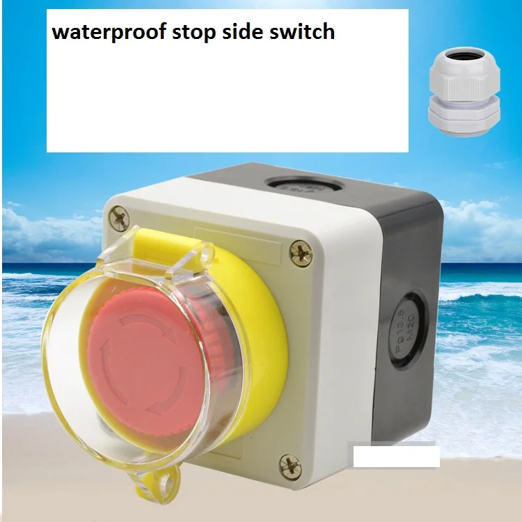 waterproof-1-key-emergency-self-locking-press-side-switch-electric-exit ...