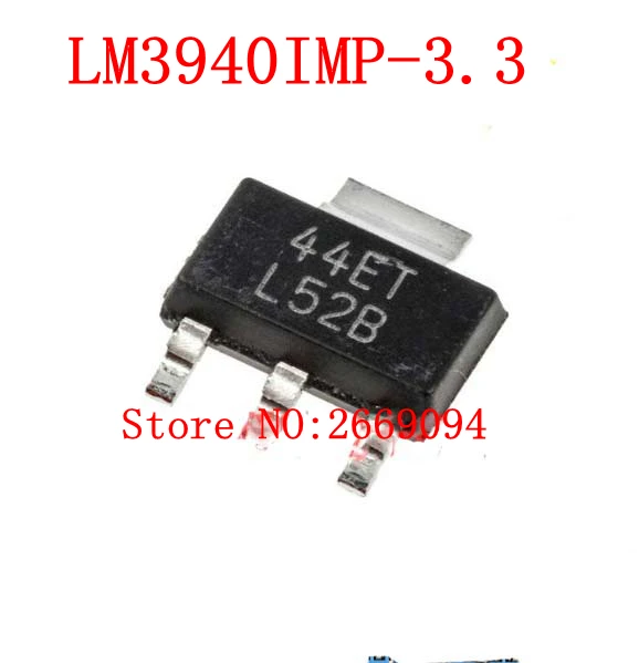 5pcs /10PCS LM3940IMP 3.3 SOT 223 L52B LM3940IMPX 3.3 SOT223 LM3940 3 ...