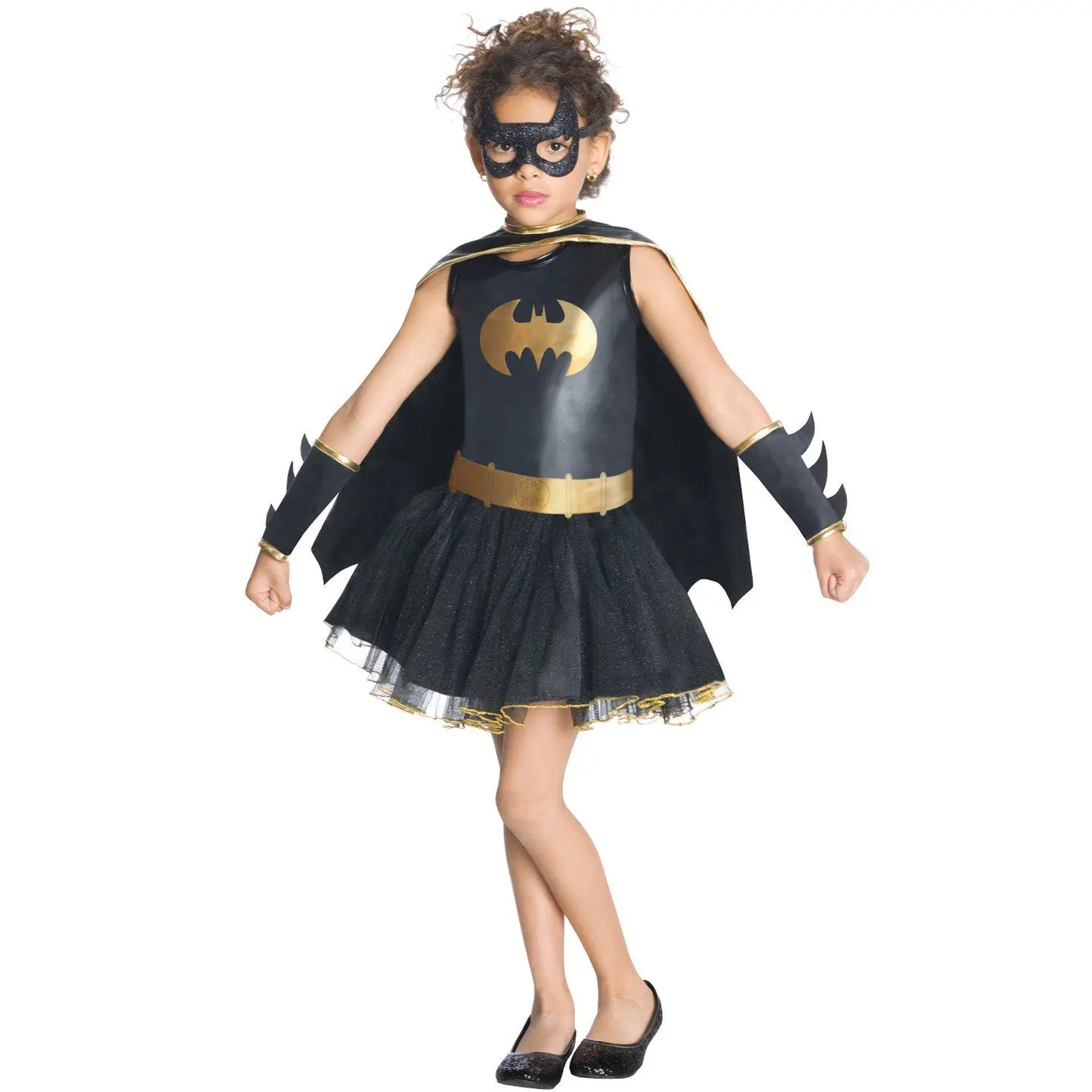 Niñas batman superhero disfraces de Halloween trajes de cosplay Batgirl fantasia vestido de lujo ...