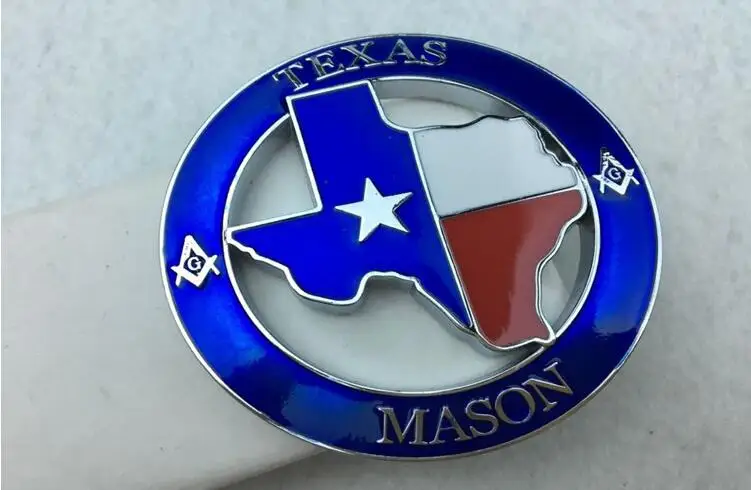 5pcs Chrome Metal Texas Mason Car Styling Texas Flag Edition Car Emblem ...