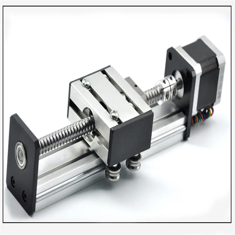High Precision Linear Modules effective stroke 100 400mm Ball screw ...