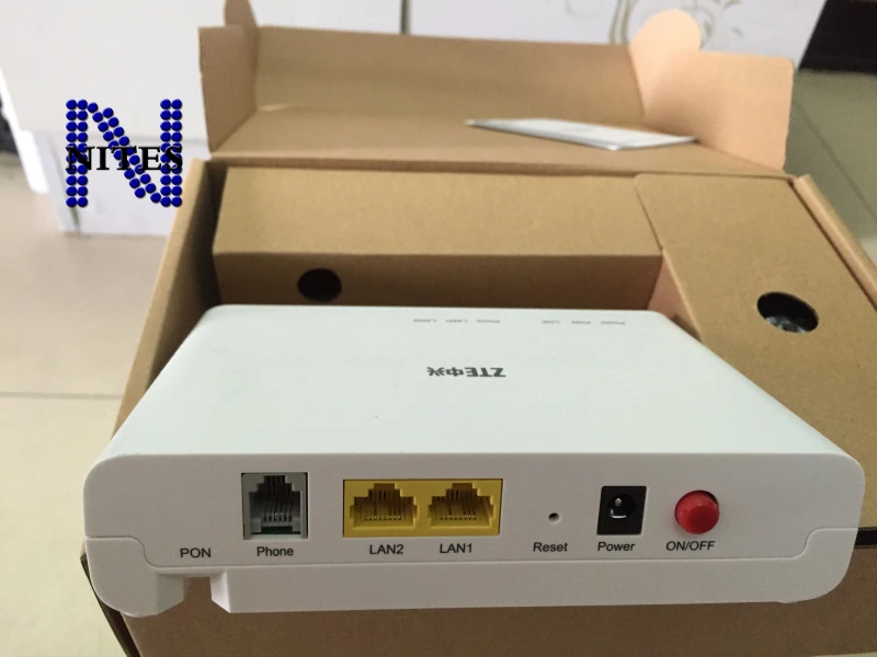 Zte Gpon Onu Zxsn F612, Com 2 Portas De Rede + 1 Porta De Voz ...