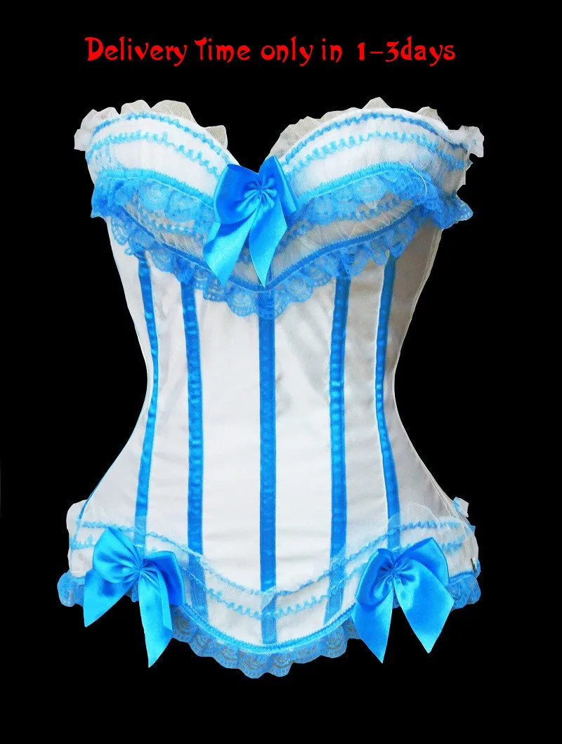 Burlesque Can Can Tutu Fancy Dress Costume Corset Outfit Many StyleFree ...