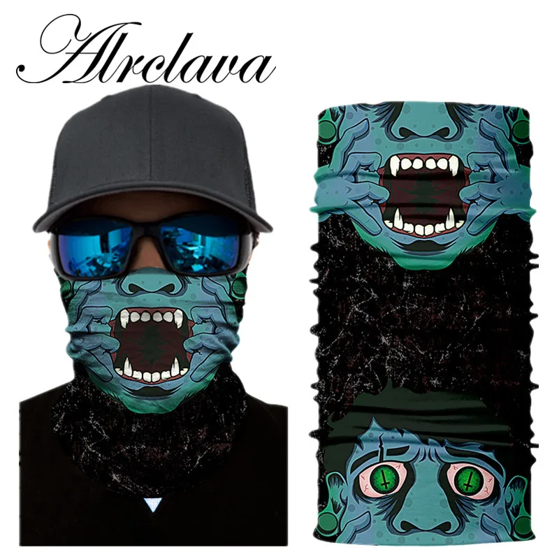 Blue Monster Bandana Balaclava Outdoor Neck Motorcycle Hunting ...