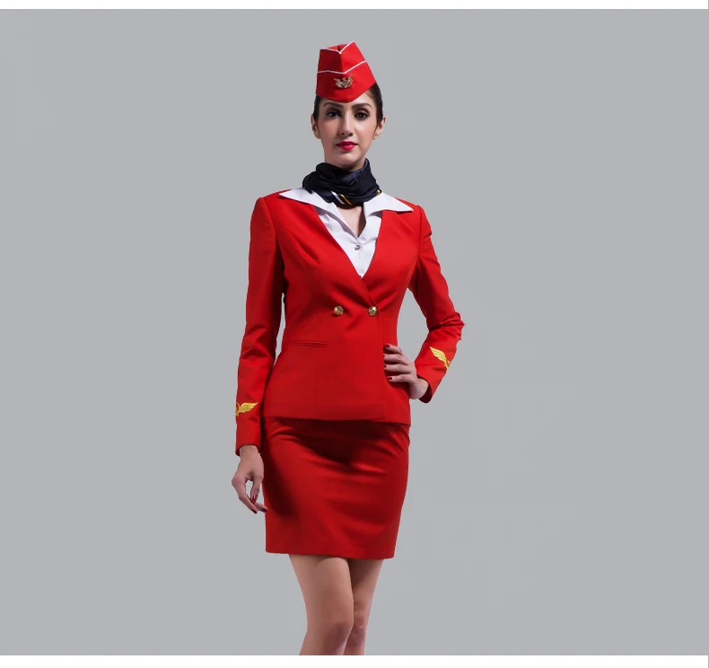 Clásico Aeroflot russian uniformes azafata uniformes del desgaste ropa ...