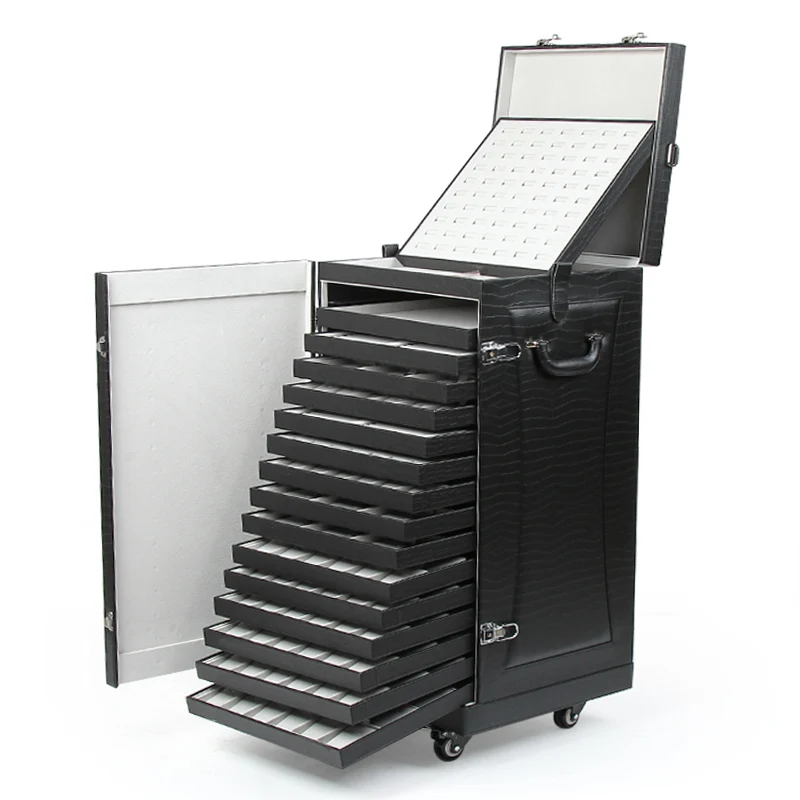 38*40*86 cm Jewelry Storage Box The trolley case refers to a trunk with ...