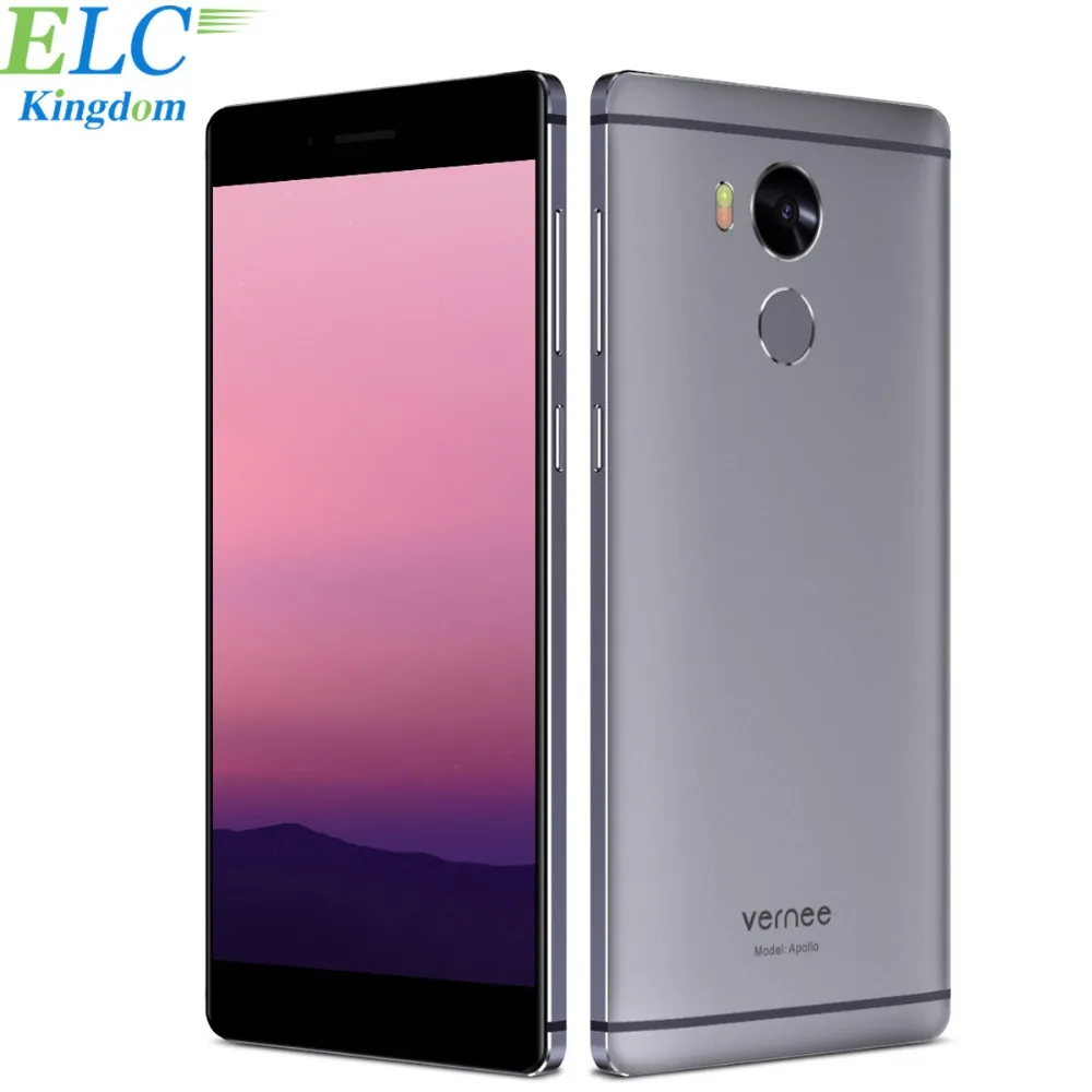 Original Vernee Apollo Mobile Phone 4G LTE MTK6797T Deca Core 5.5" 2560 ...