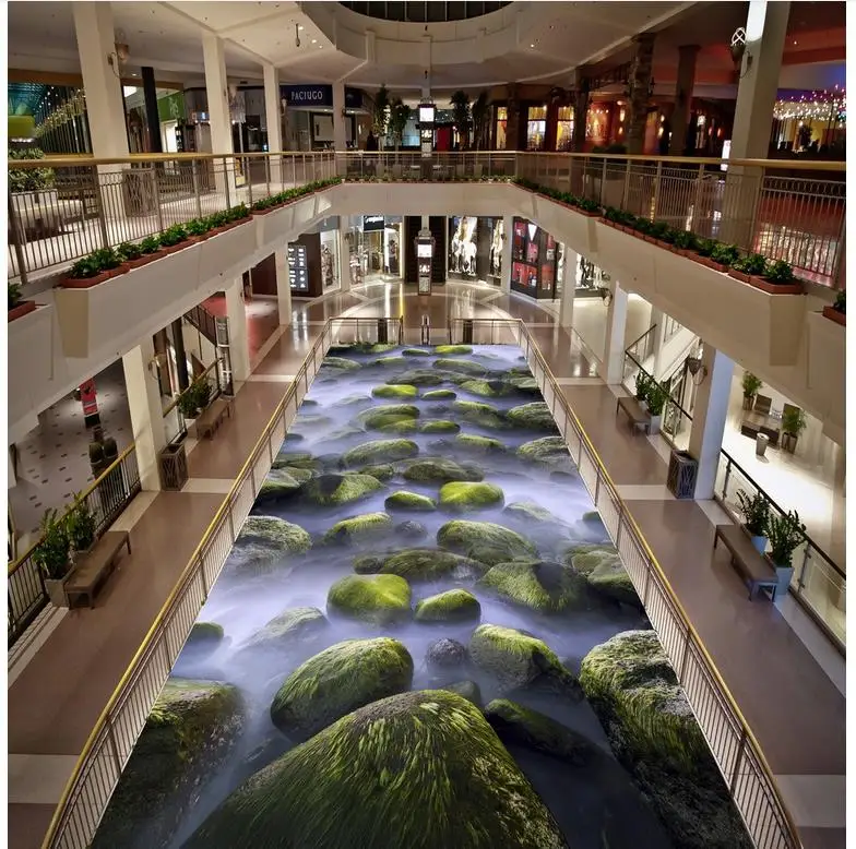 Waterproof floor mural painting liver 3d flooring bathroom 3d floor ...