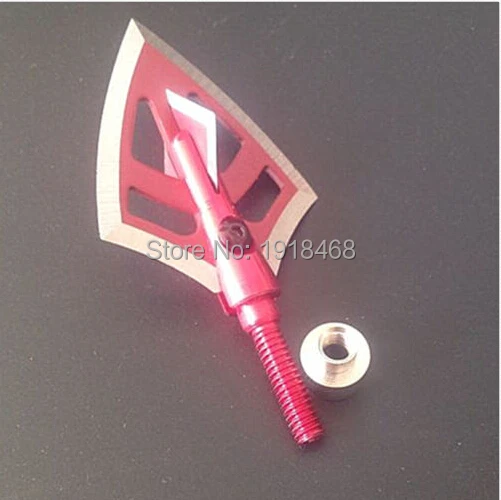 6pk Amazing Red Devils 100 grain Hunting Broadheads 4blade Arrowhead ...