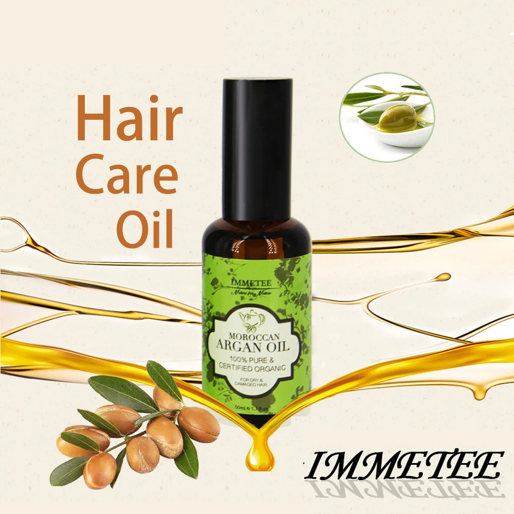 IMMETEE Hair Argan hair lotion growth lengthen essence instant hair ...