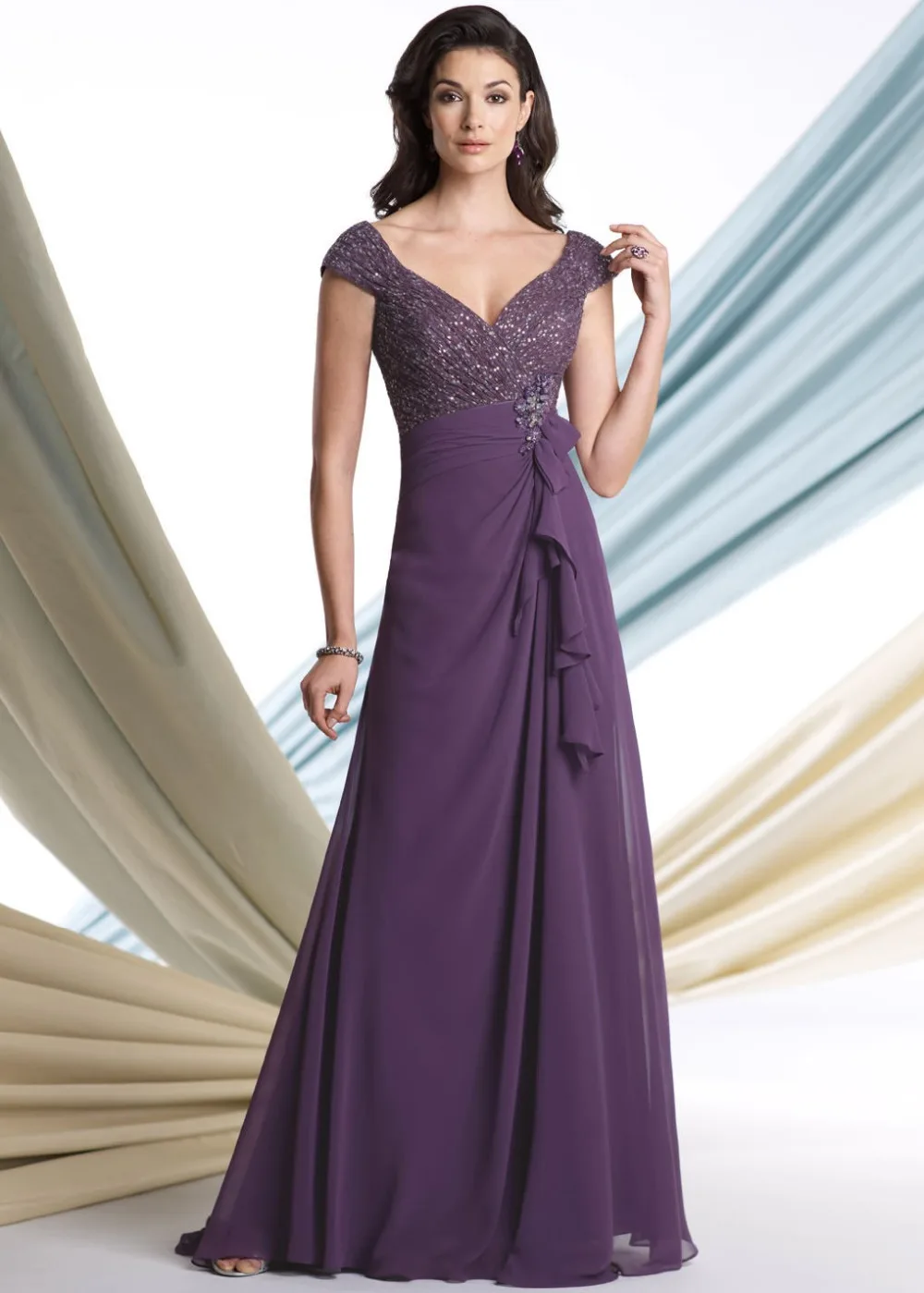 Aliexpress.com : Buy Fashion Mother Of The Bride Dress Sexy A line V ...