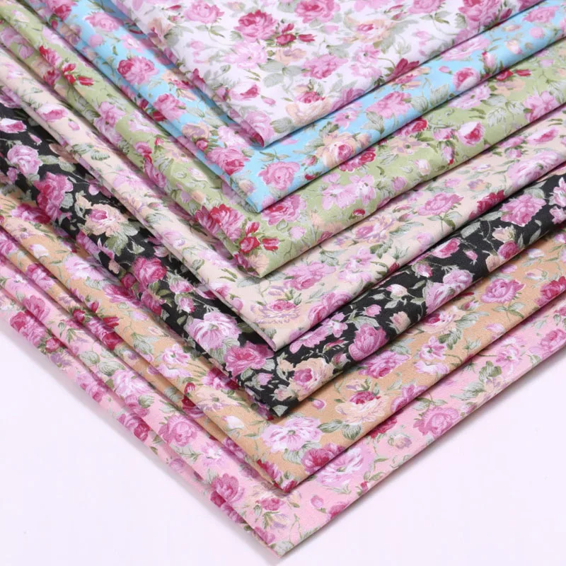 DIY-Handmade-Home-Decoration-Flower-Full-Bloom-Cotton-Cloths-Fabric ...