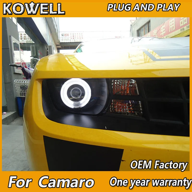 KOWELL-Car-Styling-for-Chevrolet-Camaro-led-headlights-for-Camaro-2009 ...