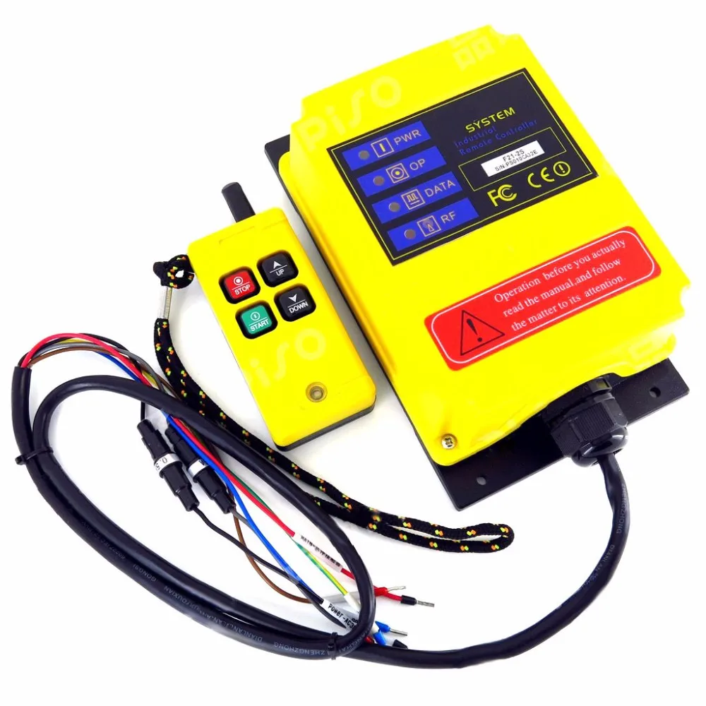 220V AC Industrial remote controller Hoist Crane Control Lift Crane 1 ...